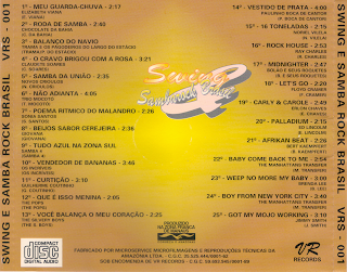 Samba & Pagode Flac: Swing & Samba Rock Brasil (1996) Flac