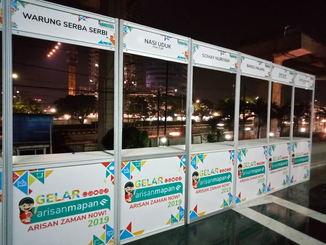 Booth Event Desk Bazar Makanan ~ Print Corner