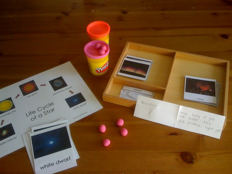 Homeschool Escapade: Space - day 3 - formation of stars