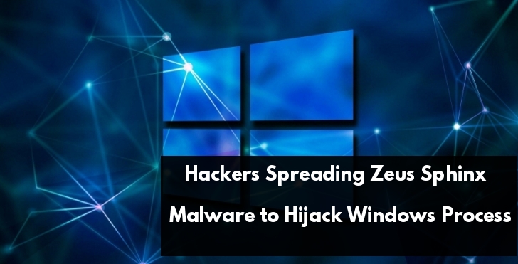 Hackers Spreading Zeus Sphinx Malware to Hijack Windows Process Hackers Spreading Zeus Sphinx Malware to Hijack Windows Process