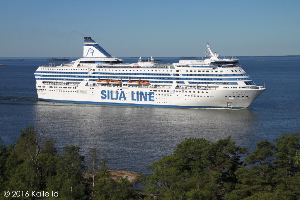 kships: Silja Symphony in Helsinki, 19 July 2016