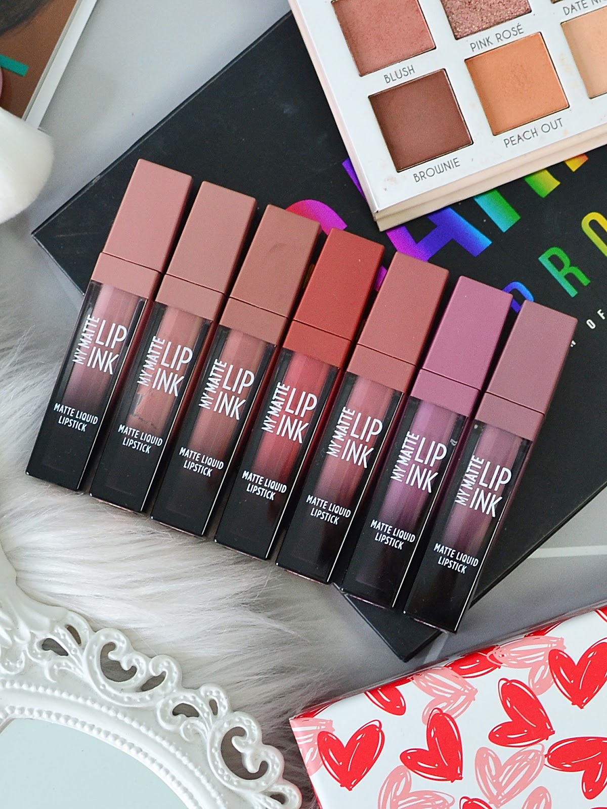 WEGAŃSKIE POMADKI GOLDEN ROSE MY MATTE LIP INK | SWATCHE WSZYSTKICH ...