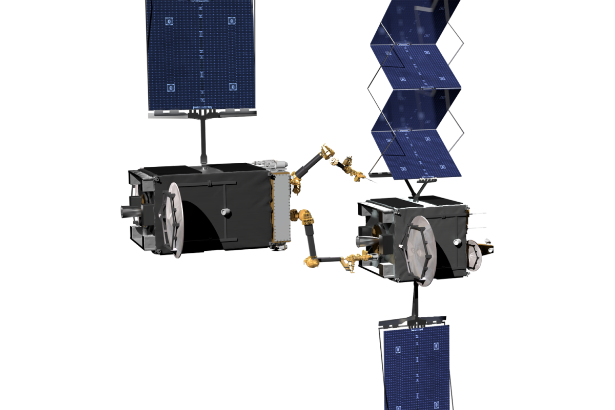 지구 정지 궤도에서 다른 위성을 수리하는 RSGS - 우주 로봇 시대 가까워질까?