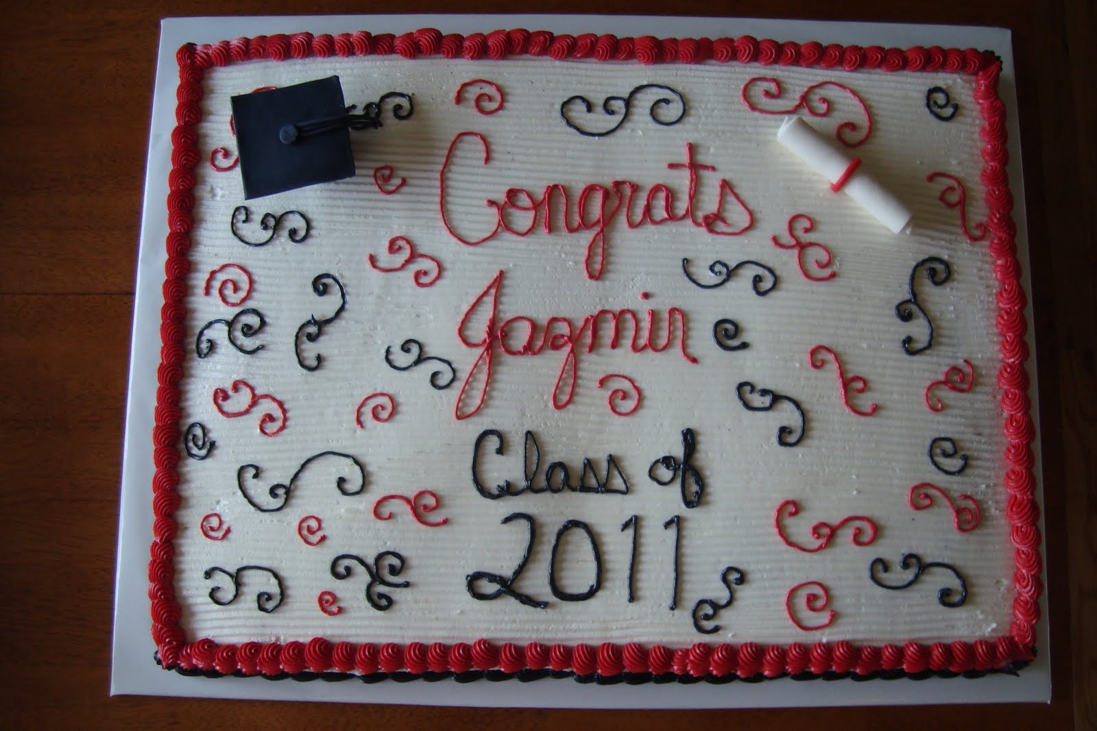 Unique Confections: Full Sheet Graduation Cakes
