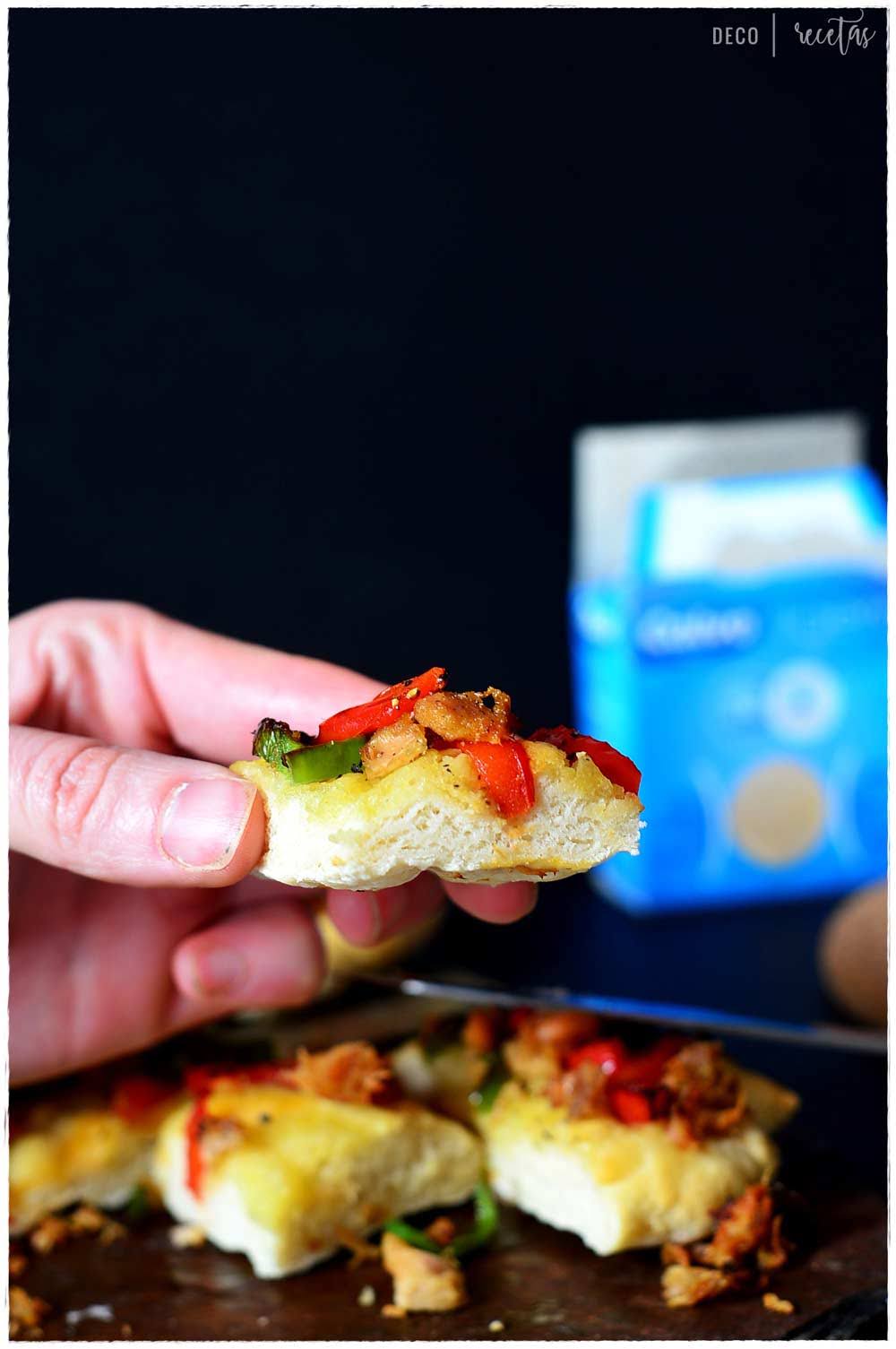 Coca de verduras al horno con atún | Coca comida valenciana | DECORECETAS