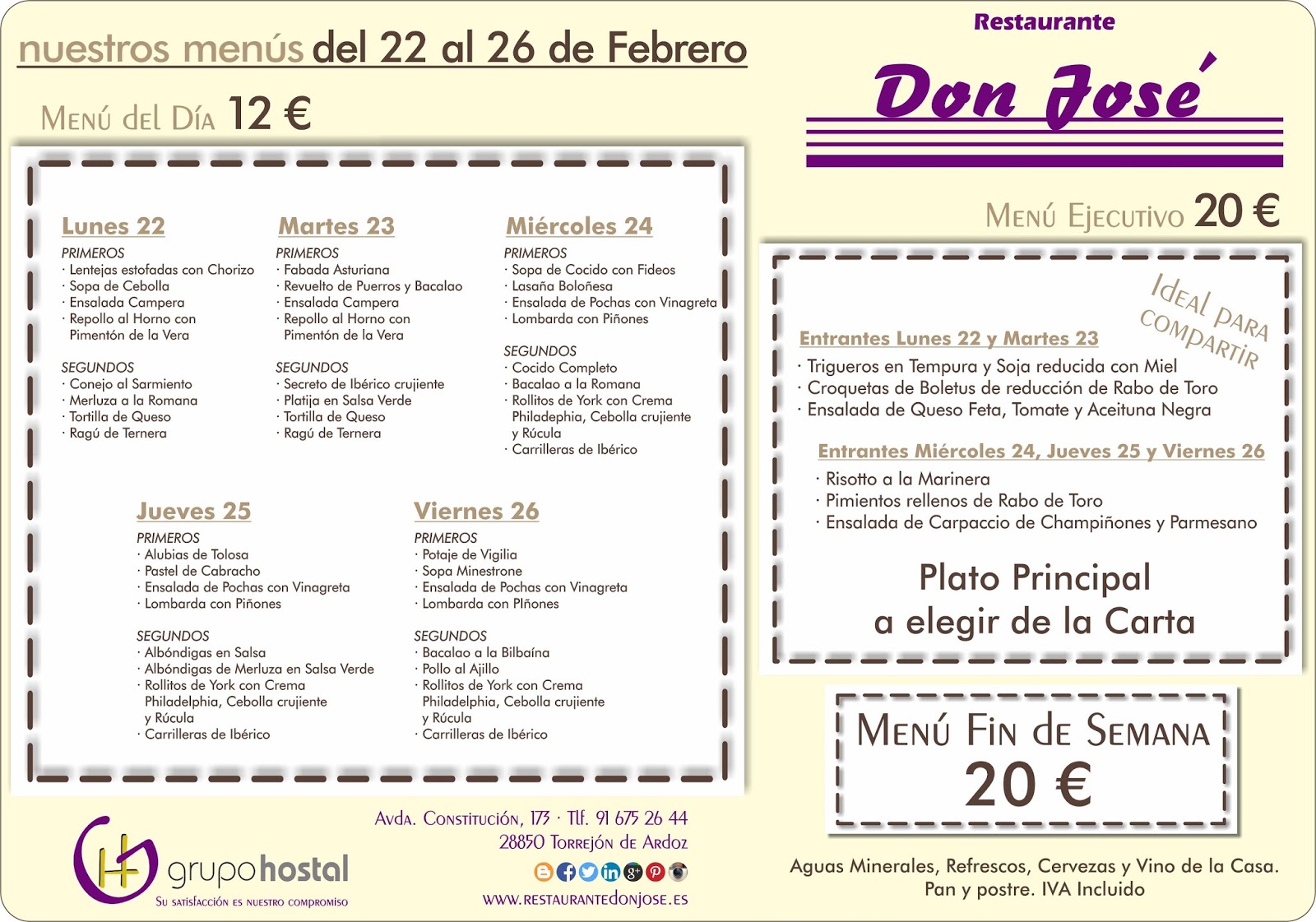 Lo que pasa en el Grupo Hostal: Y como cada lunes, aquí llegan los ...