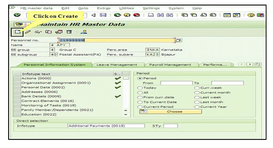 SAP CSI-HR || Process Of Data Maintenance & Off Cycle Payment Procedure ...