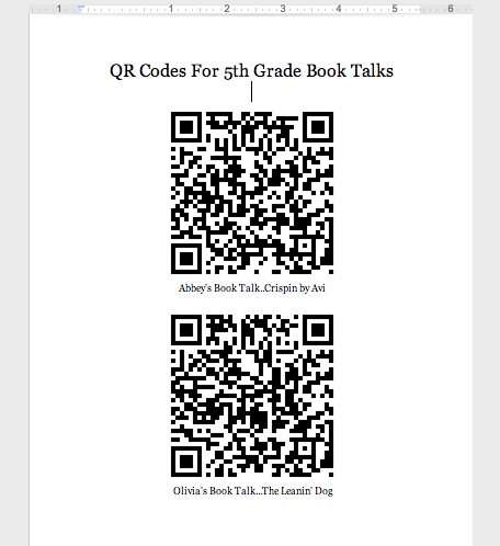 The Library Voice: Talking Book Talks In Our Hallways and Library Books!