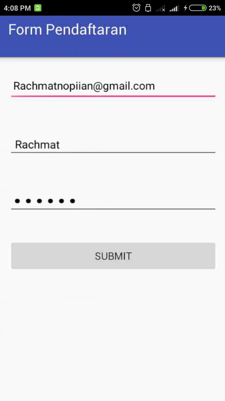 Cara Membuat Aplikasi Android Form Input Data Sederhana