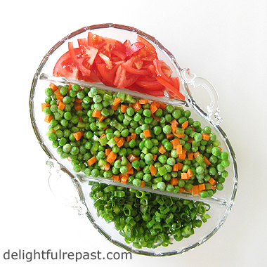 Delightful Repast: Pea Salad - Marinated Green Pea Salad