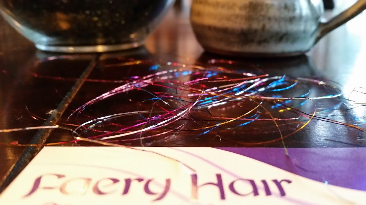 Faery Hair: March fairy hair sparkles in Portland with Sera Faery 🍀🌈 💖