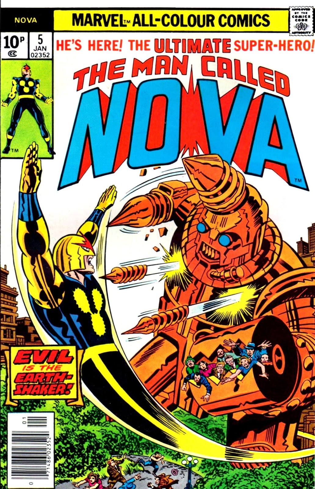 CRIVENS! COMICS & STUFF!: THE MAN CALLED NOVA COVER & SPLASH PAGE ...