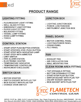 FLAMETECH CONTROL GEAR: FLAMEPROOF JUNCTION BOX
