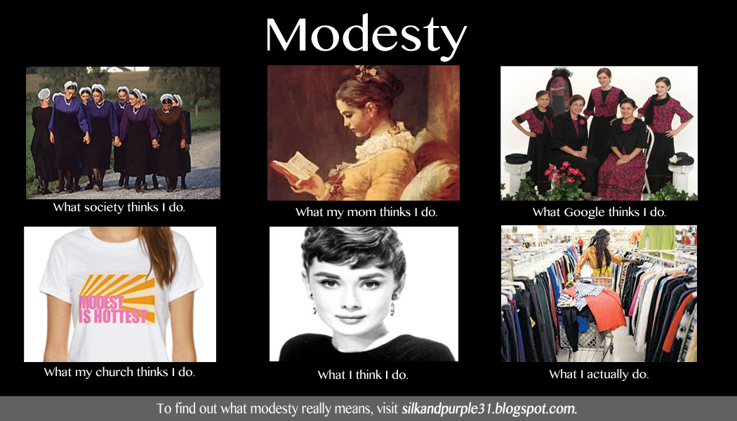 Silk and Purple: Modesty Meme