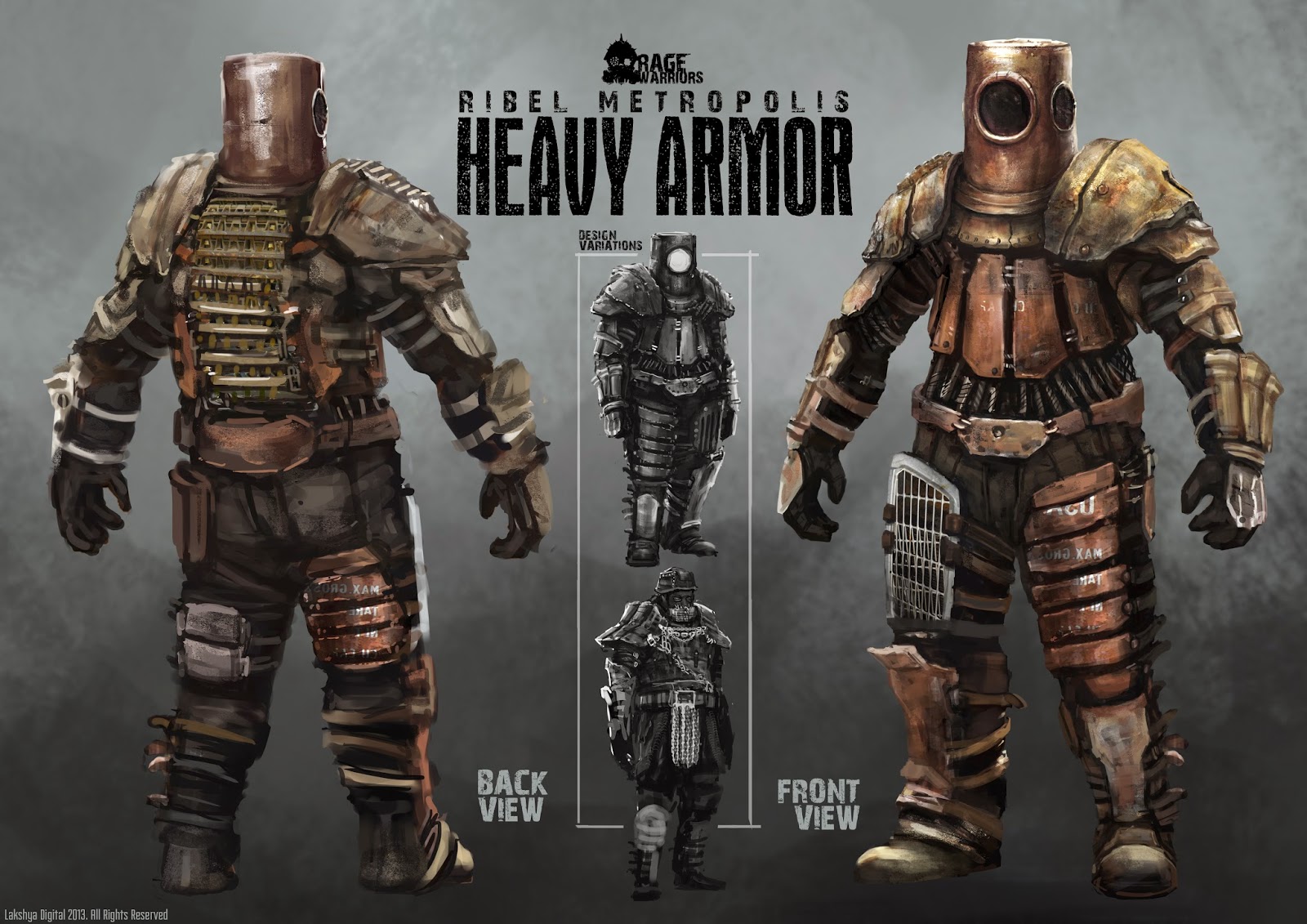 Art of Yongs: Rage Warriors Concept Art