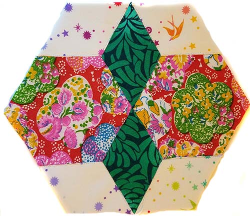 Gefilte Quilt: English Paper Pieced Table Topper