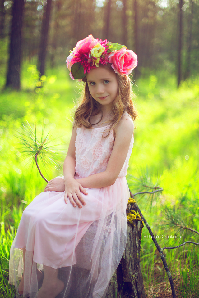 Jana's Creations: The most beautiful 7 yr old I know......