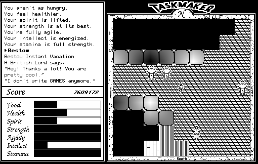 The CRPG Addict: Game 367: Taskmaker (1989)
