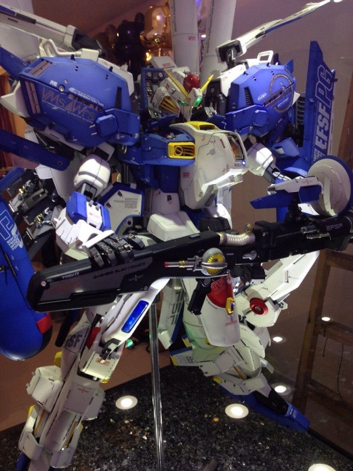 GUNDAM GUY: G-System 1/35 Gundam EX-S - Painted Build w/ LED