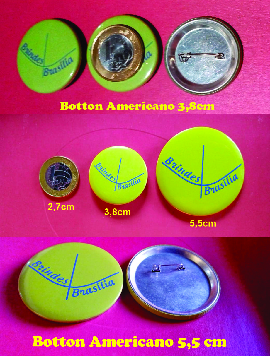 Brindes Brasília: Bottons e Pins Personalizados