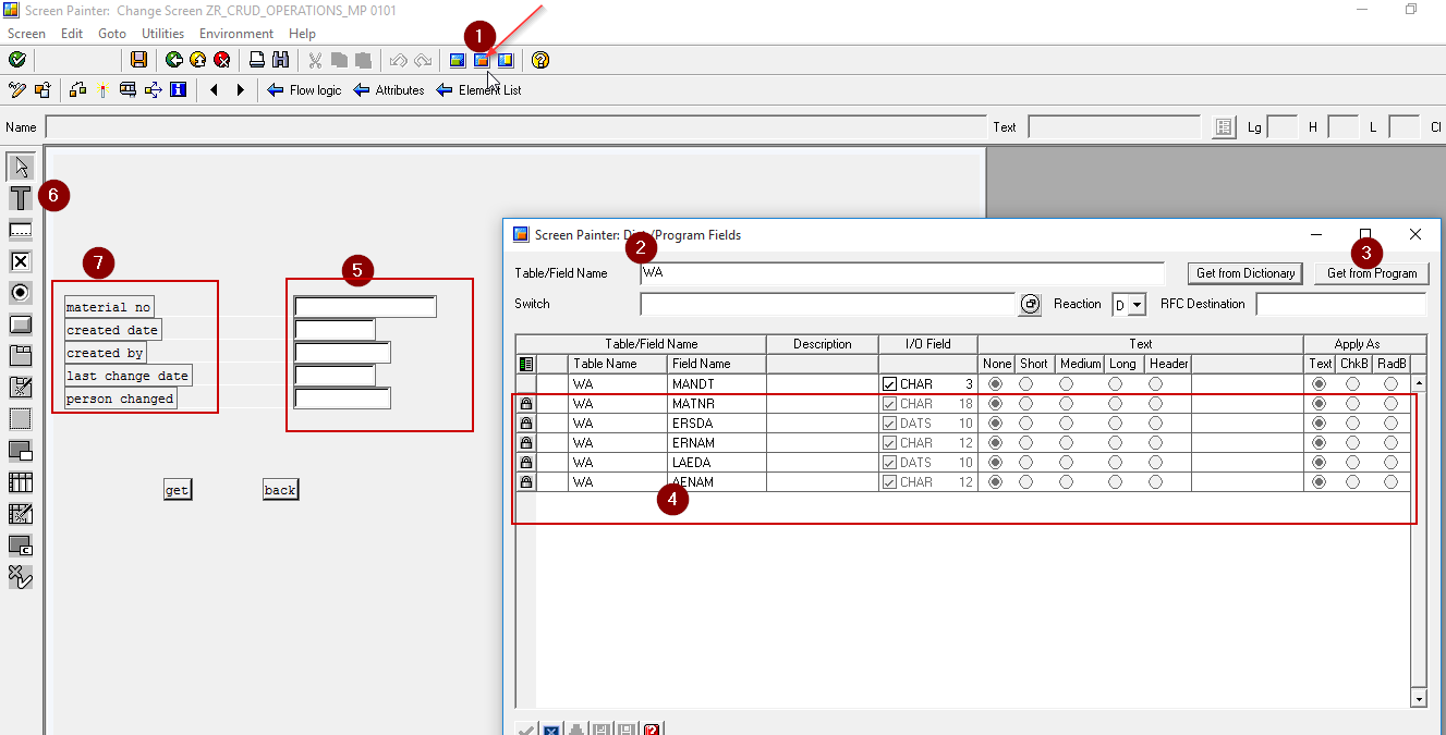 SAP ABAP Central: CRUD Operations in Module Pool