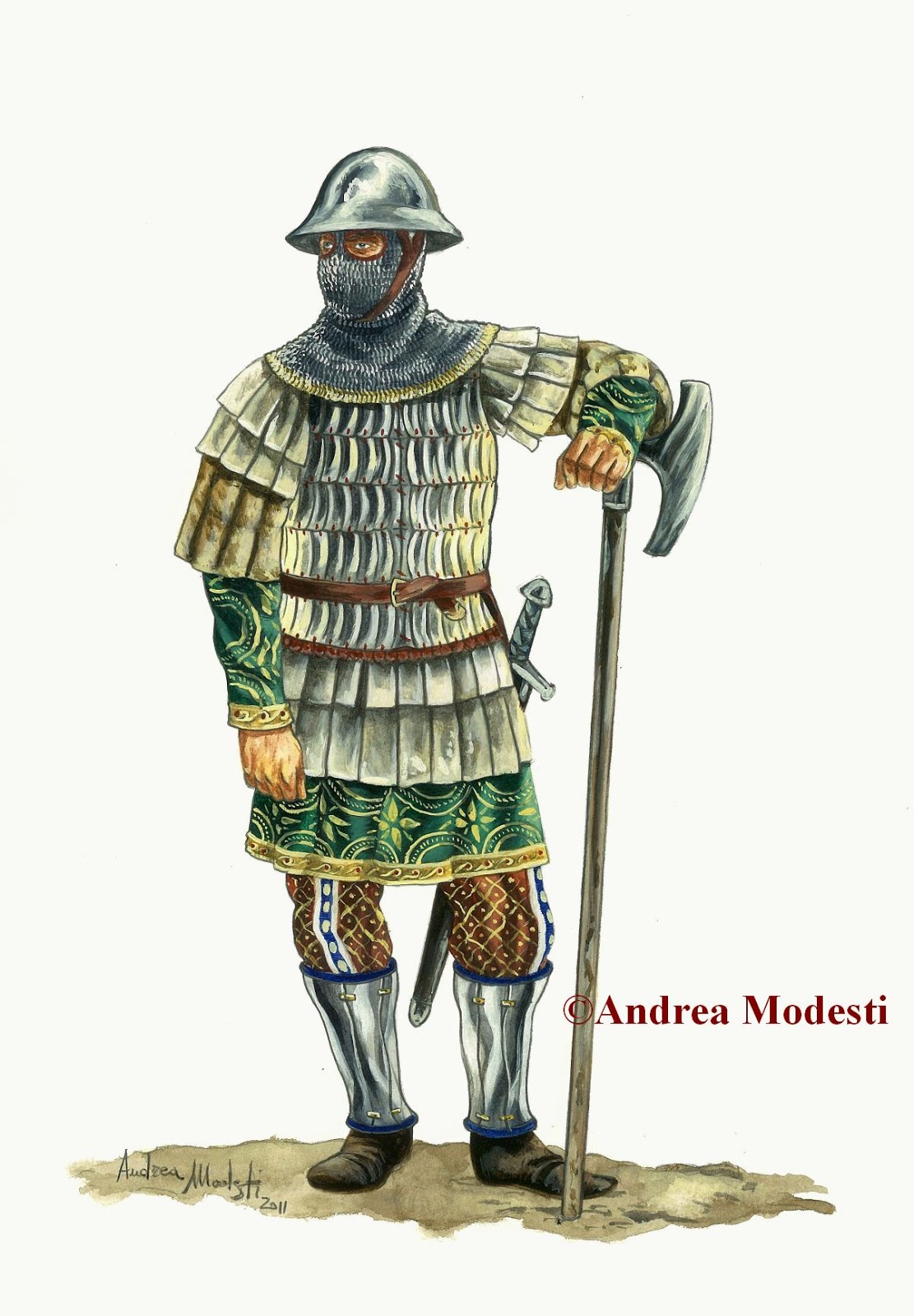 Andrea Modesti Art and Illustration: Varangian Guardsmen
