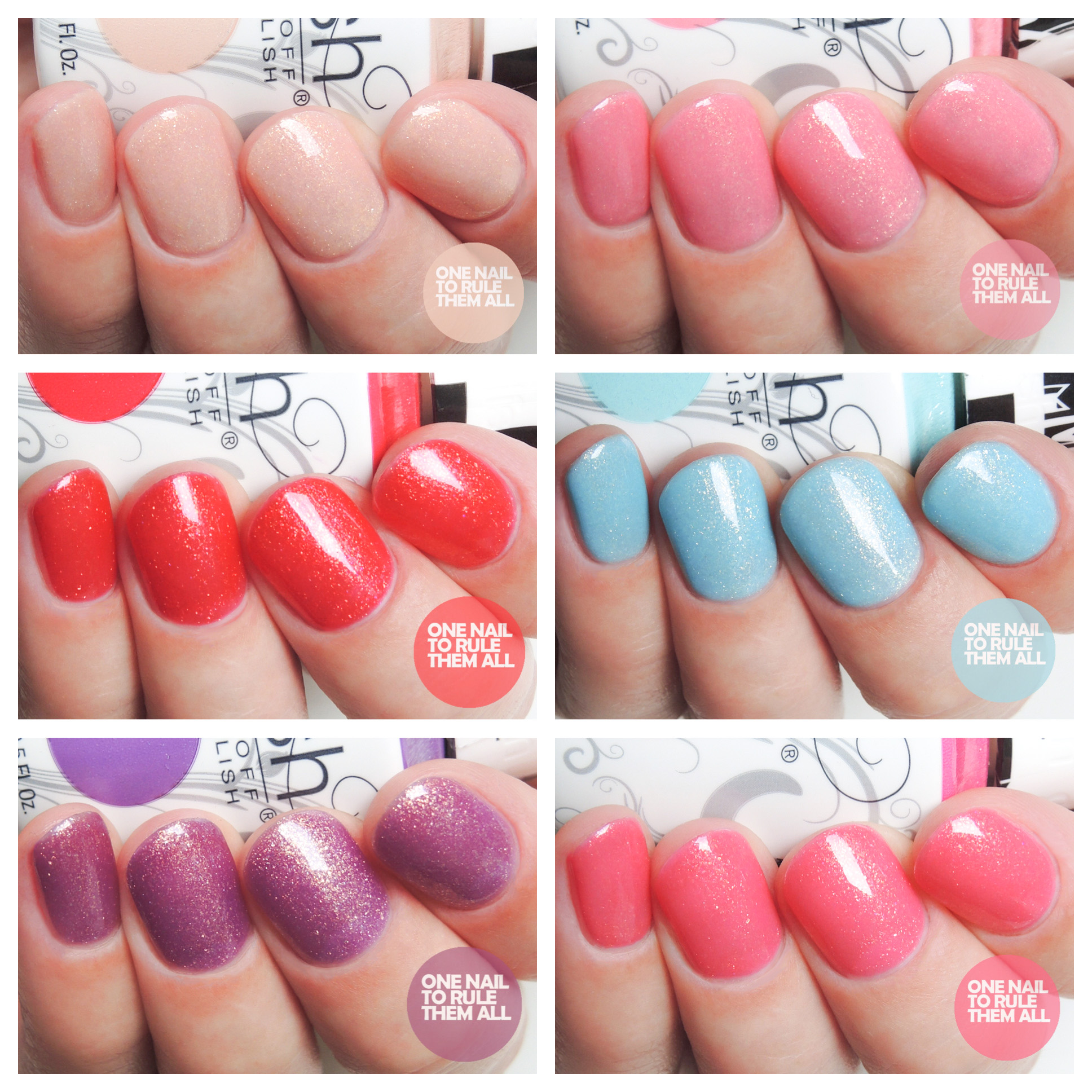 Gelish Color Swatches