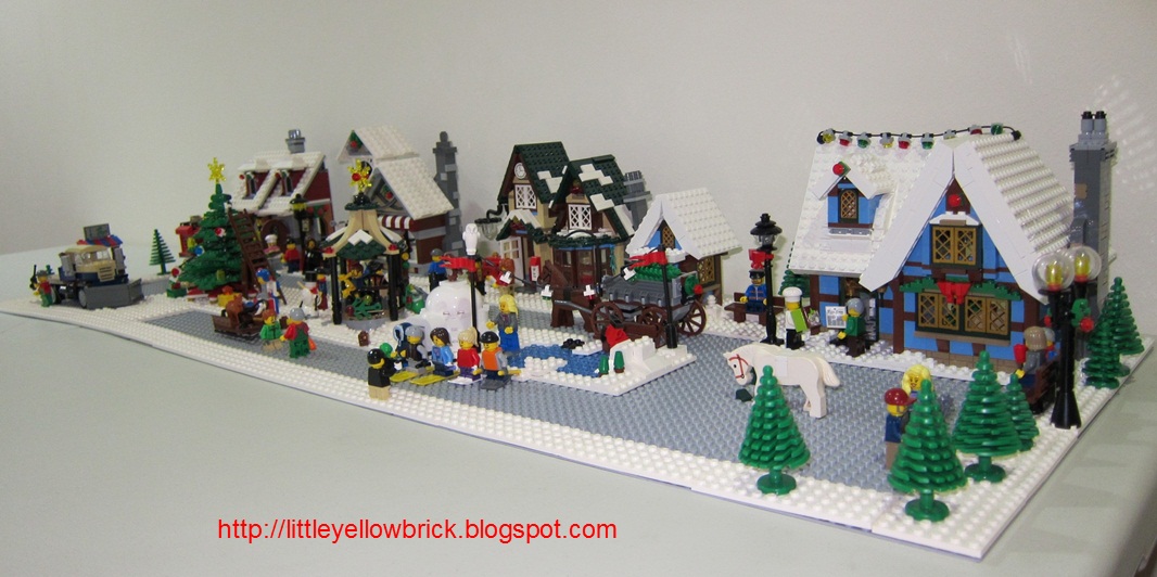 Little Yellow Brick - A Lego Blog: Our Lego Winter Village Town MOC ...