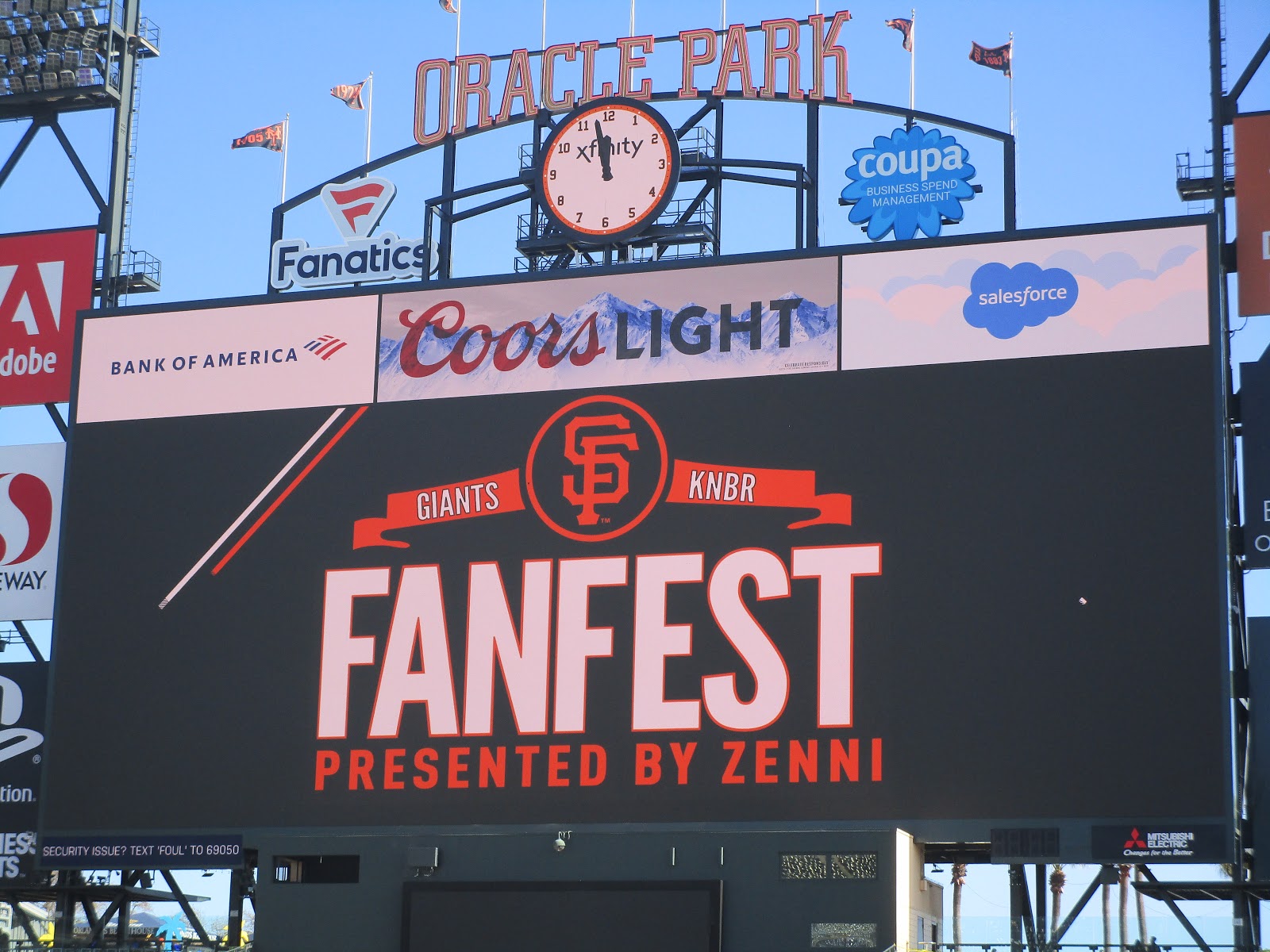Adventures in Weseland: San Francisco Giants Fan Fest 2020