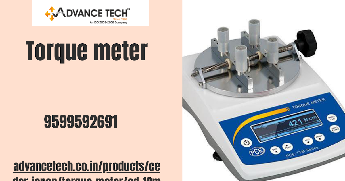 Advance Tech Services (P) Ltd.: How To Use Torque Meter