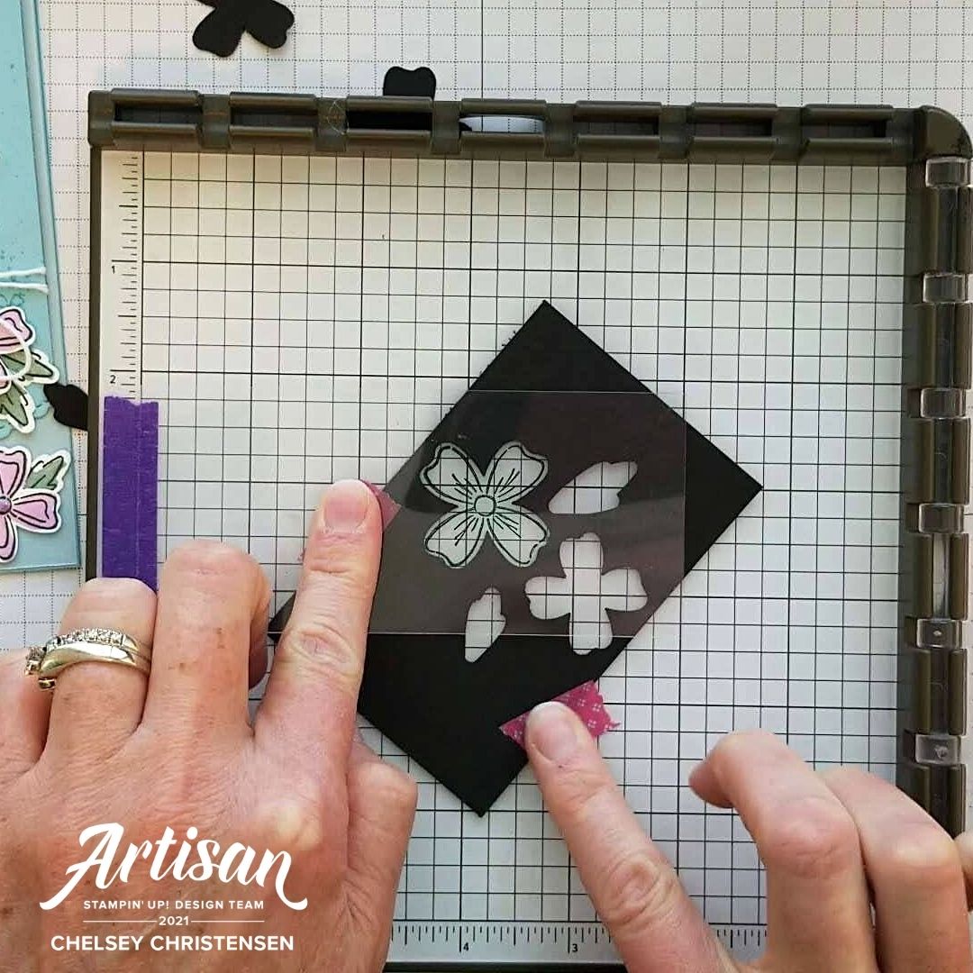 Creative Chelsey: Create A Punch Template For Perfect Stamping -Flowers ...