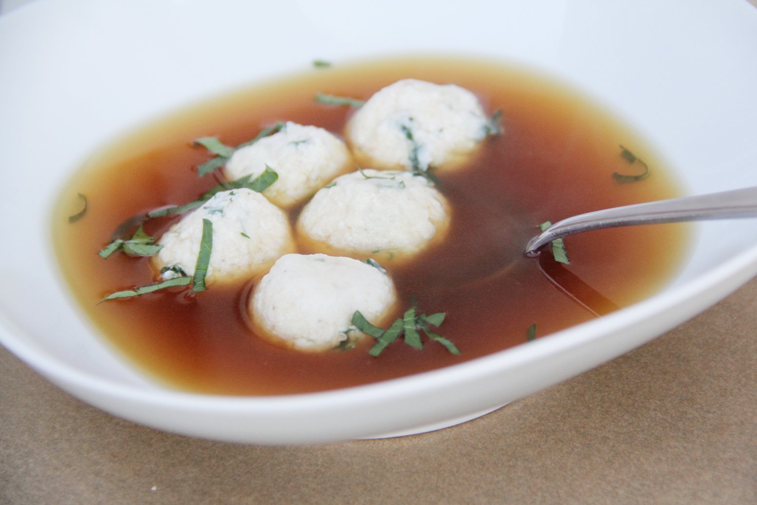 Brooklyn Salt : Ricotta Dumplings in Chicken Broth