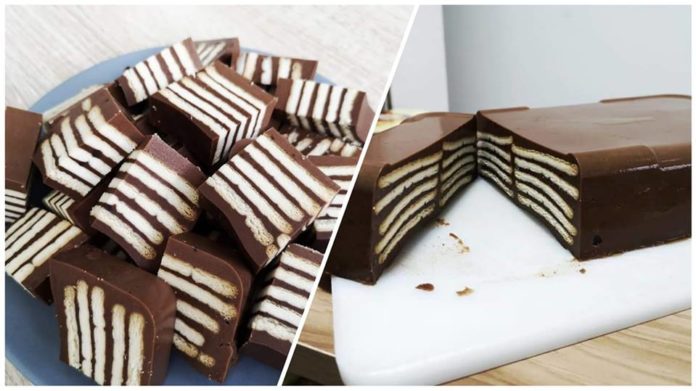 Resepi Puding Biskut Marie - Resepi Mudah