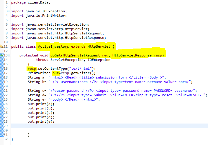 JAVA: SERVLET LIFECYCLE