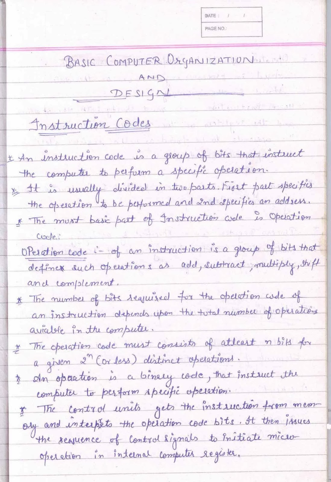 Computer Science Geeks Computer System Architecture Notes Part 1