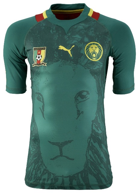 Todos Los Partidos Entre Selecciones: Nueva camiseta de Camerún