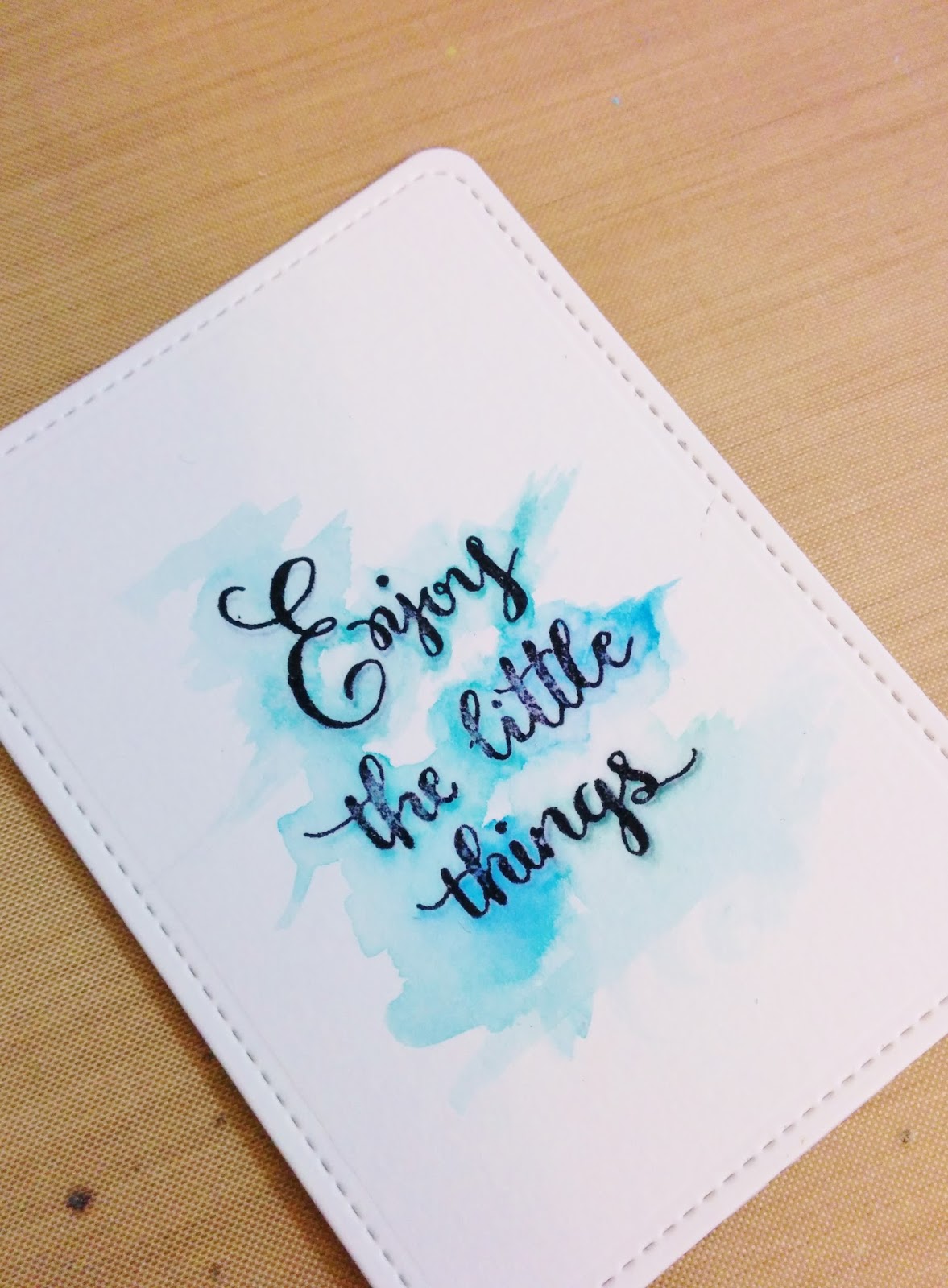 RWKrafts: Watercolor Calligraphy
