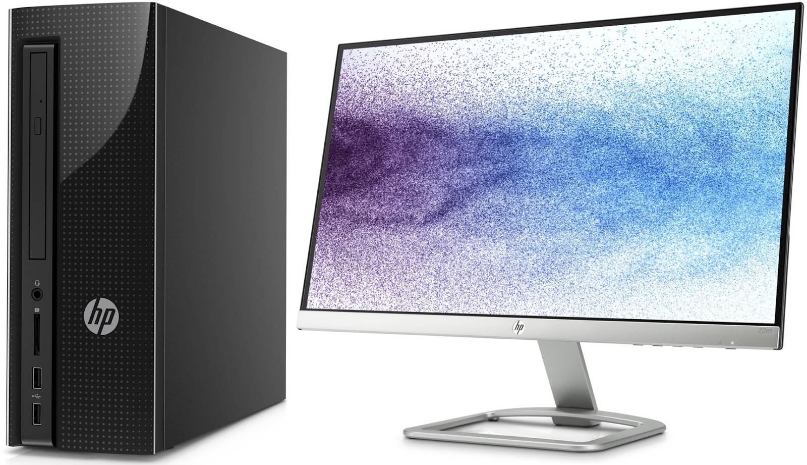 HP 260-a110ns + HP 22es. PC de sobremesa básico con monitor 21,5" IPS ...