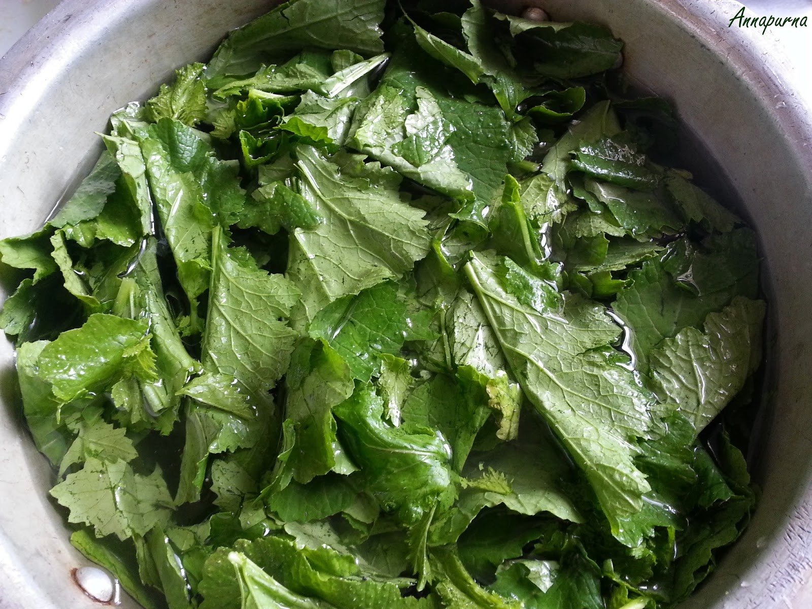 Annapurna: Sarso Ka Saag Recipe