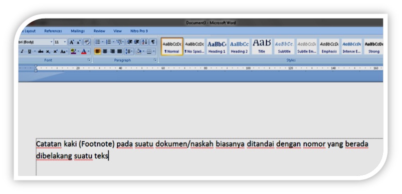 Mengenal Dan Membuat Footnote Dan Endnote Catatan Kaki Pada Microsoft ...
