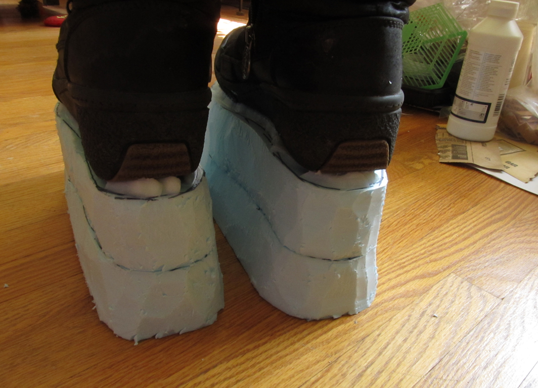 The Ghost of Halloweens Past: More on How To Make Platform Boots