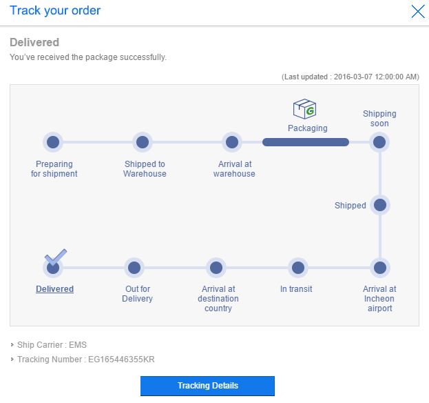 Mihee's Wonderland: How to Check Domestic & International Shipping ...