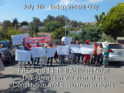 Thai E-News : Thai Voice Media สัมภาษณ์ นักศึกษาอเมริกันที่ยกป้าย หน้า ...