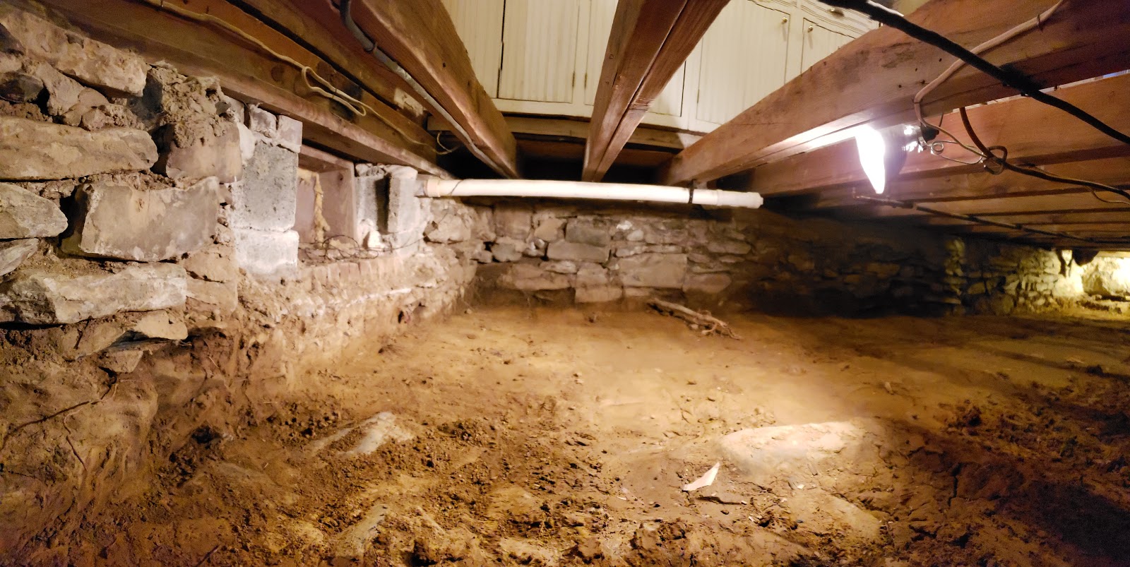 An Old Farm: Crawl Space Dig Done