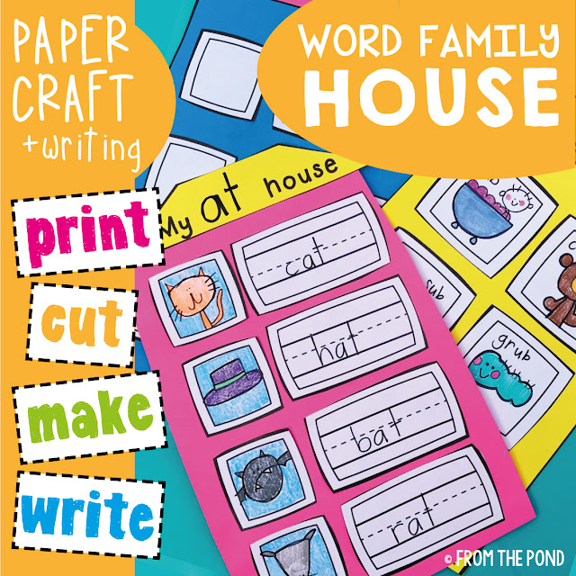 Word Family Houses | From the Pond