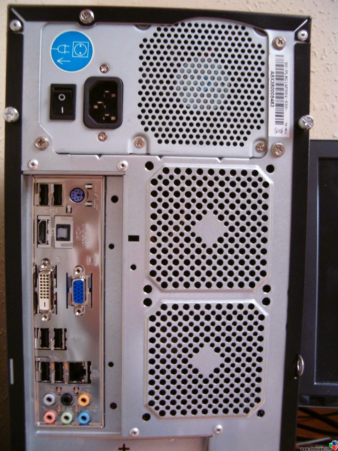 informatica pcpi : PUERTOS TRASERO PC