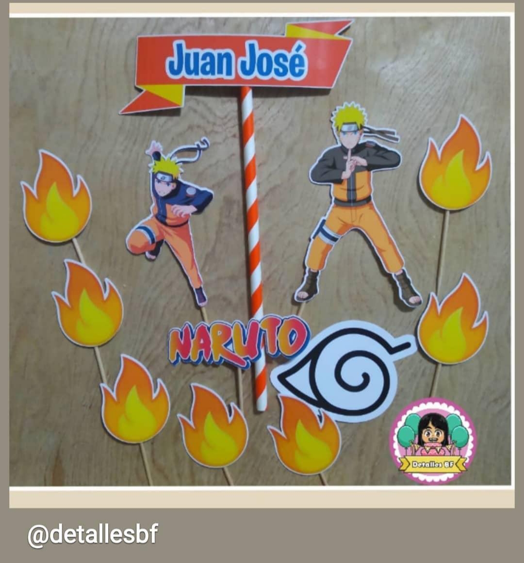 Topper Naruto Juan José - Mis Toppers Tus Toppers