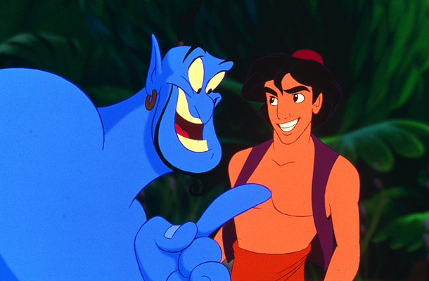 Animated Film Reviews: Aladdin (1992) - Robin Williams is the King of ...