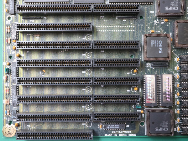 BugWorkShop - 甲蟲工作室: 80286 AT 主機板（AT Motherboard）–拆解（一）