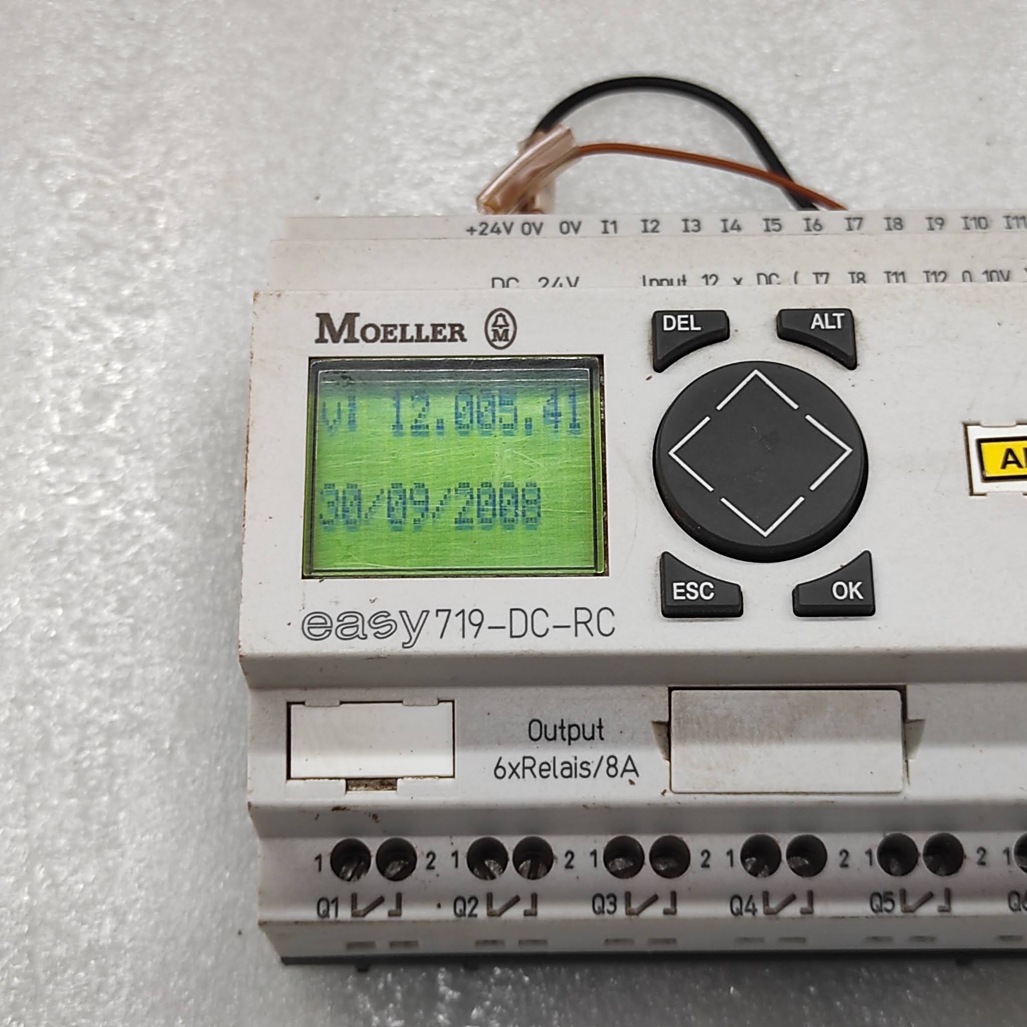 MOELLER EASY 719-DC-RC PROGRAMMABLE RELAY 24VDC